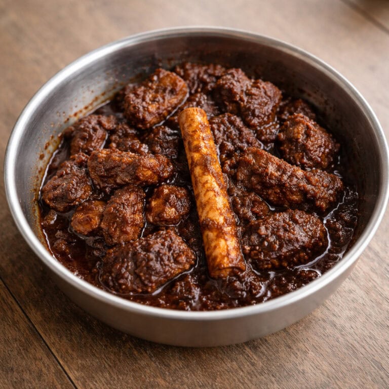 Fiery Indian Fried Mutton: A Spicy & Aromatic Recipe Recipe